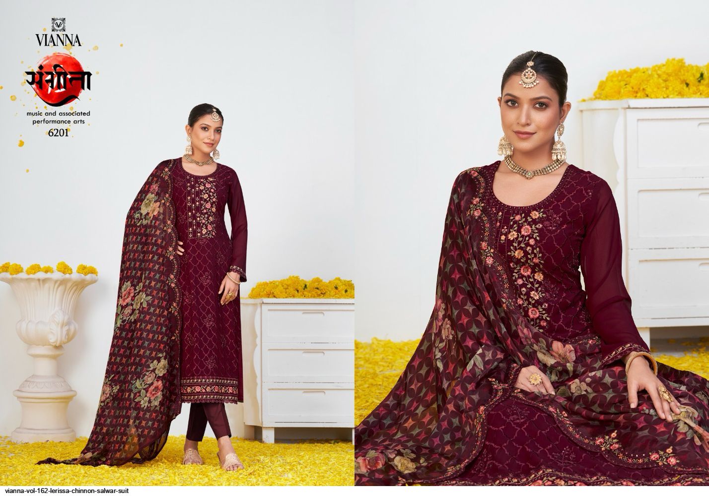 VIANNA VOL 162 LERISSA CHINNON SALWAR SUIT
