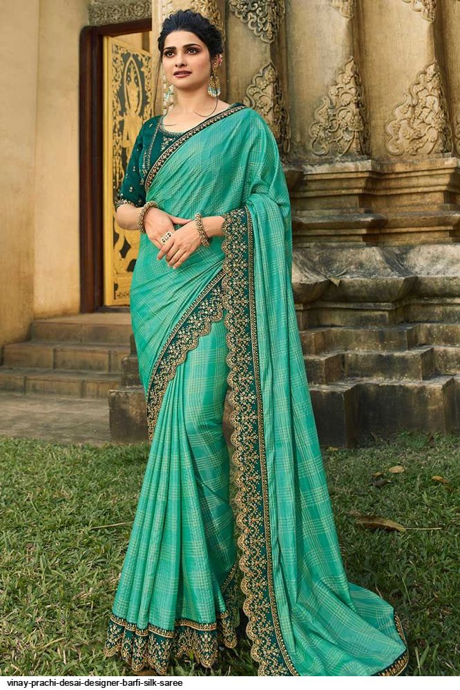 VINAY Prachi Desai Designer BARFI SILK Saree