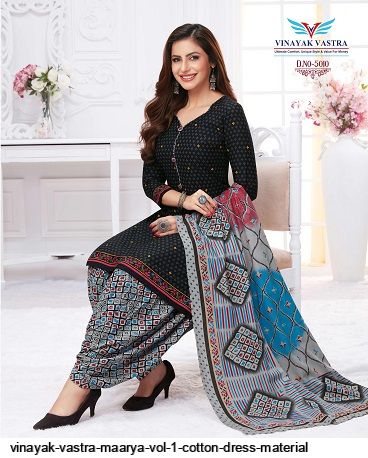 Vinayak Vastra Maarya vol 1 Cotton dress material
