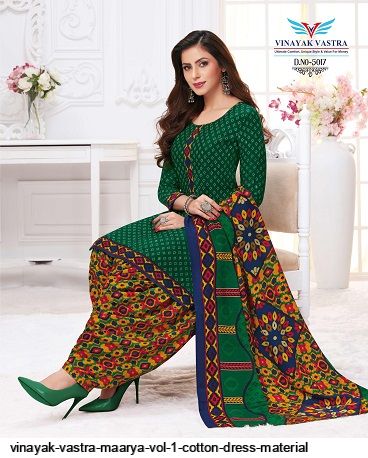 Vinayak Vastra Maarya vol 1 Cotton dress material