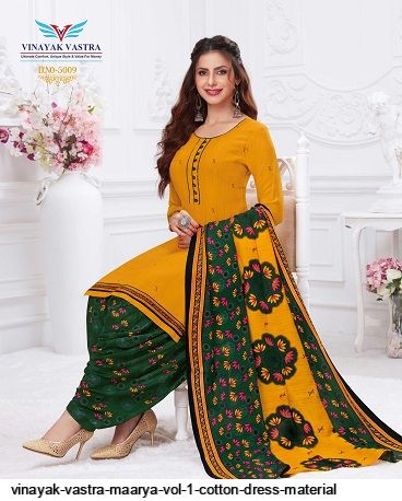 Vinayak Vastra Maarya vol 1 Cotton dress material