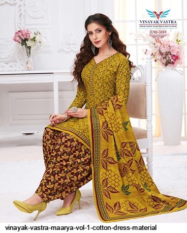 Vinayak Vastra Maarya vol 1 Cotton dress material