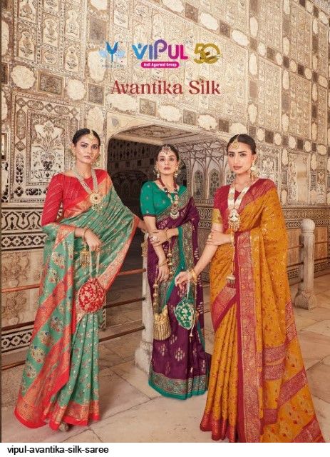 vipul avantika silk saree