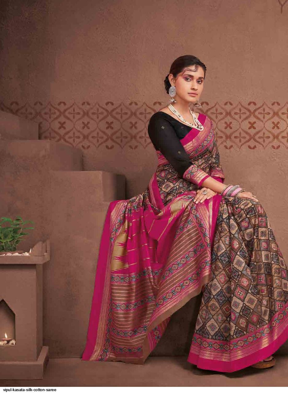 Vipul Kasata silk COTTON SAREE