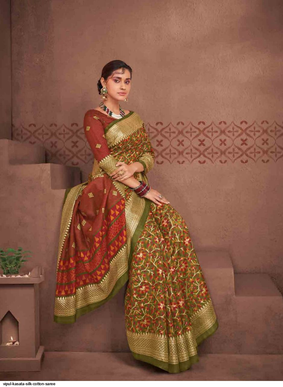 Vipul Kasata silk COTTON SAREE