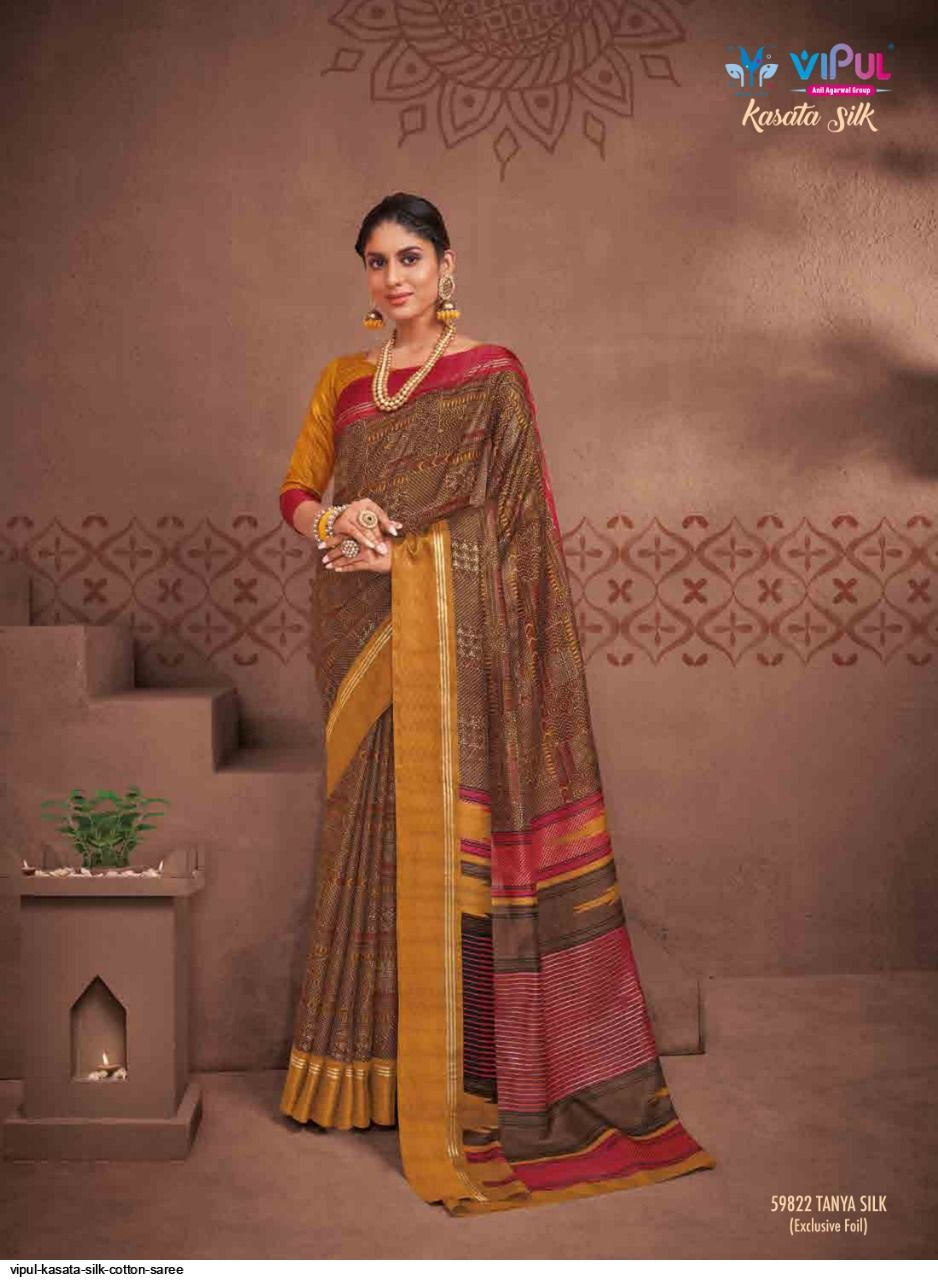 Vipul Kasata silk COTTON SAREE