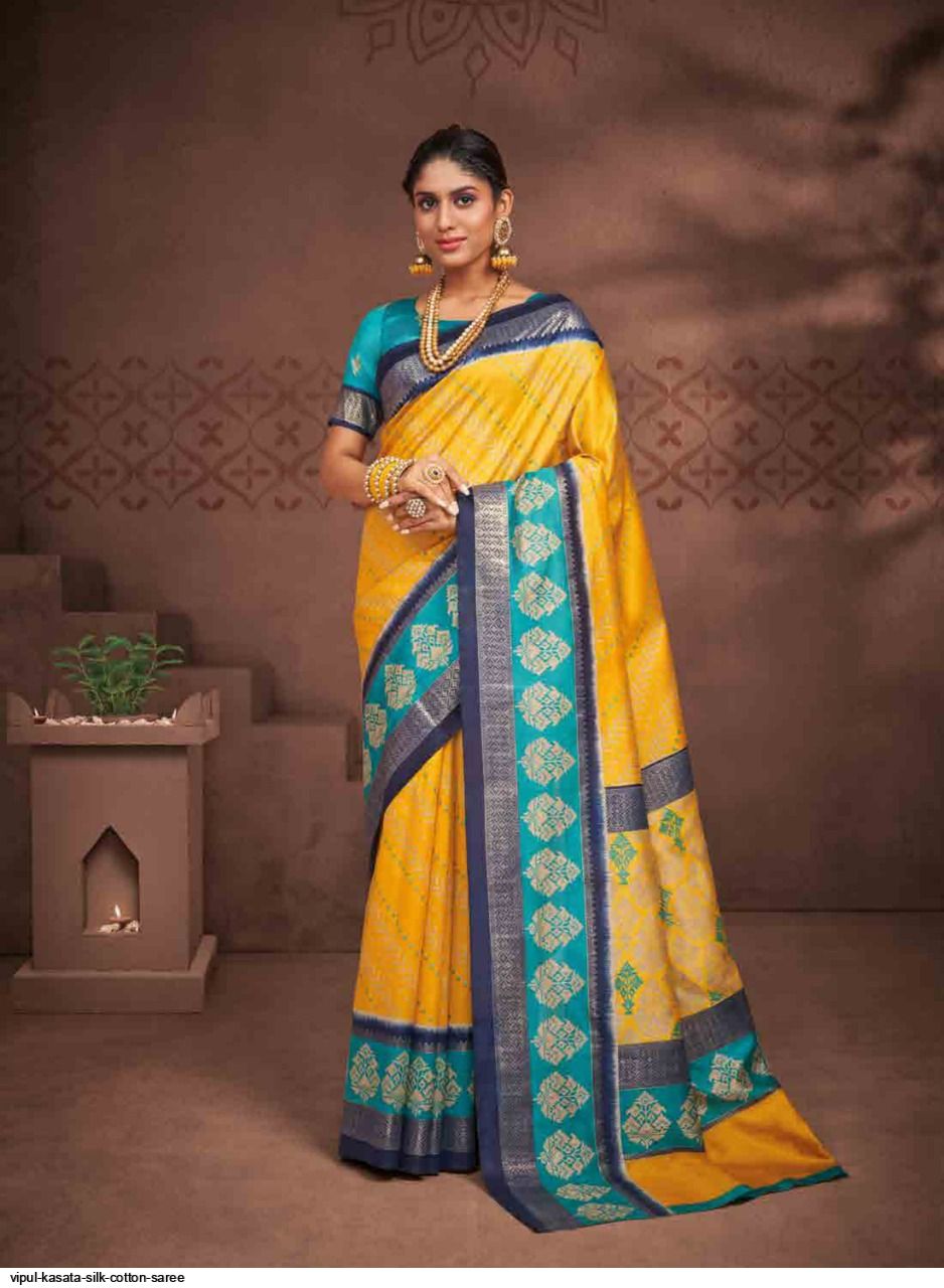 Vipul Kasata silk COTTON SAREE