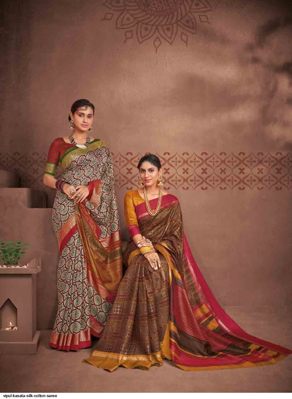 Vipul Kasata silk COTTON SAREE