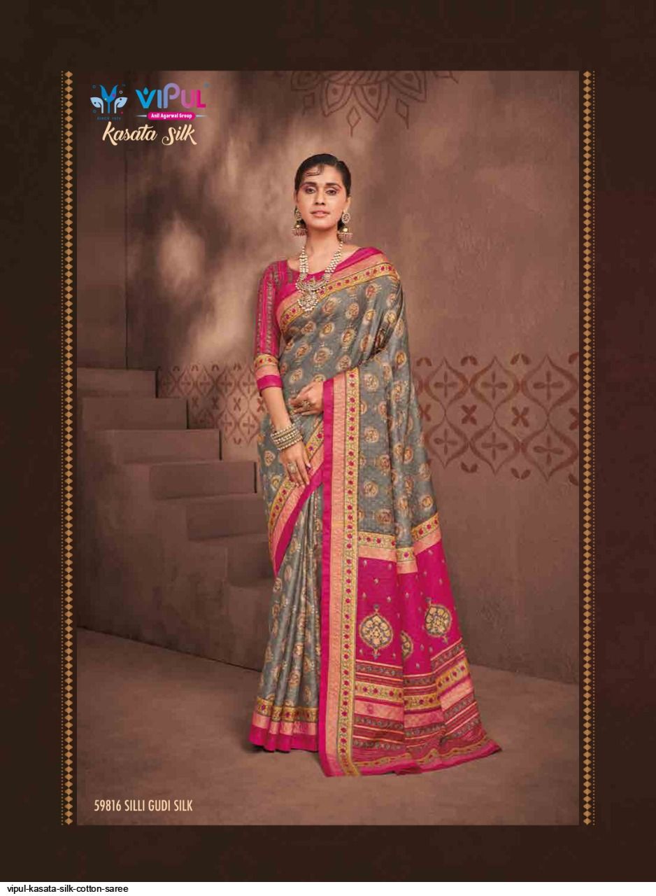 Vipul Kasata silk COTTON SAREE