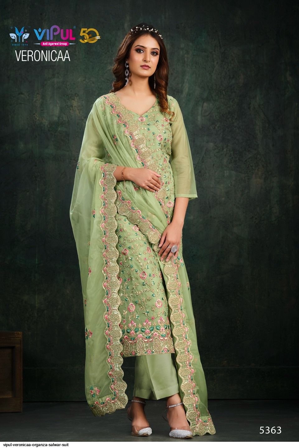 VIPUL VERONICAA ORGANZA SALWAR SUIT