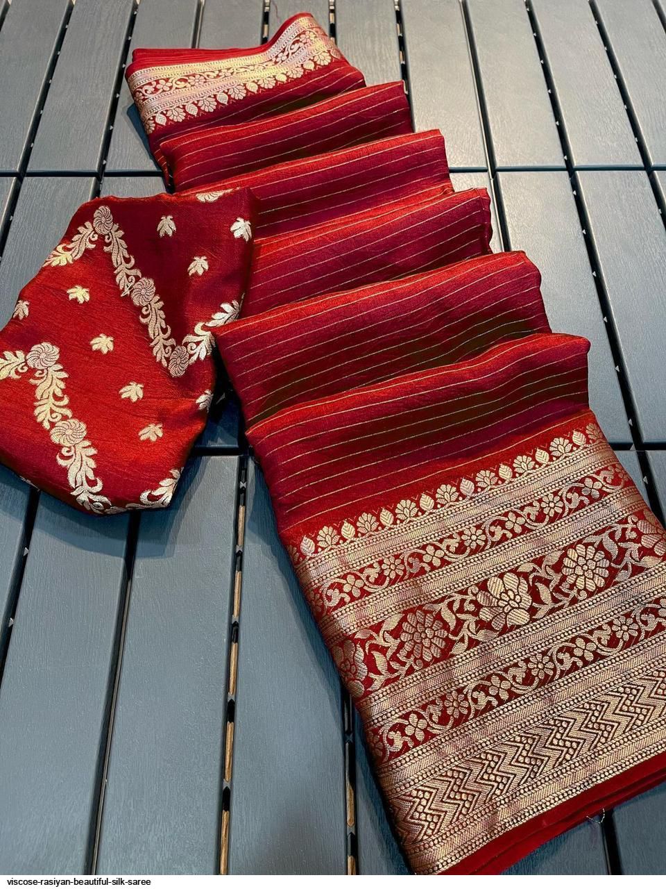 Viscose RASIYAN BEAUTIFUL Silk Saree