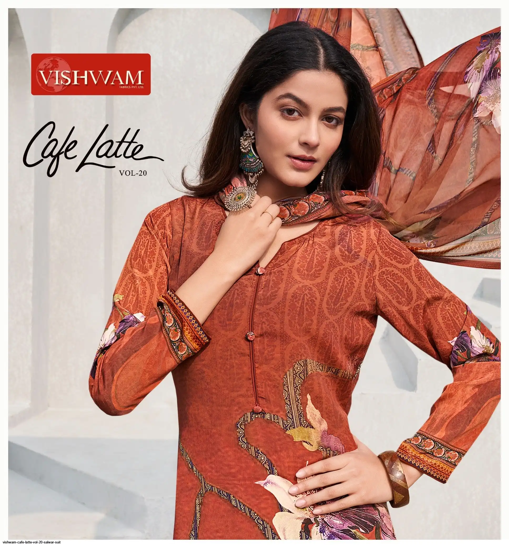 VISHWAM CAFE LATTE VOL 20 salwar suit