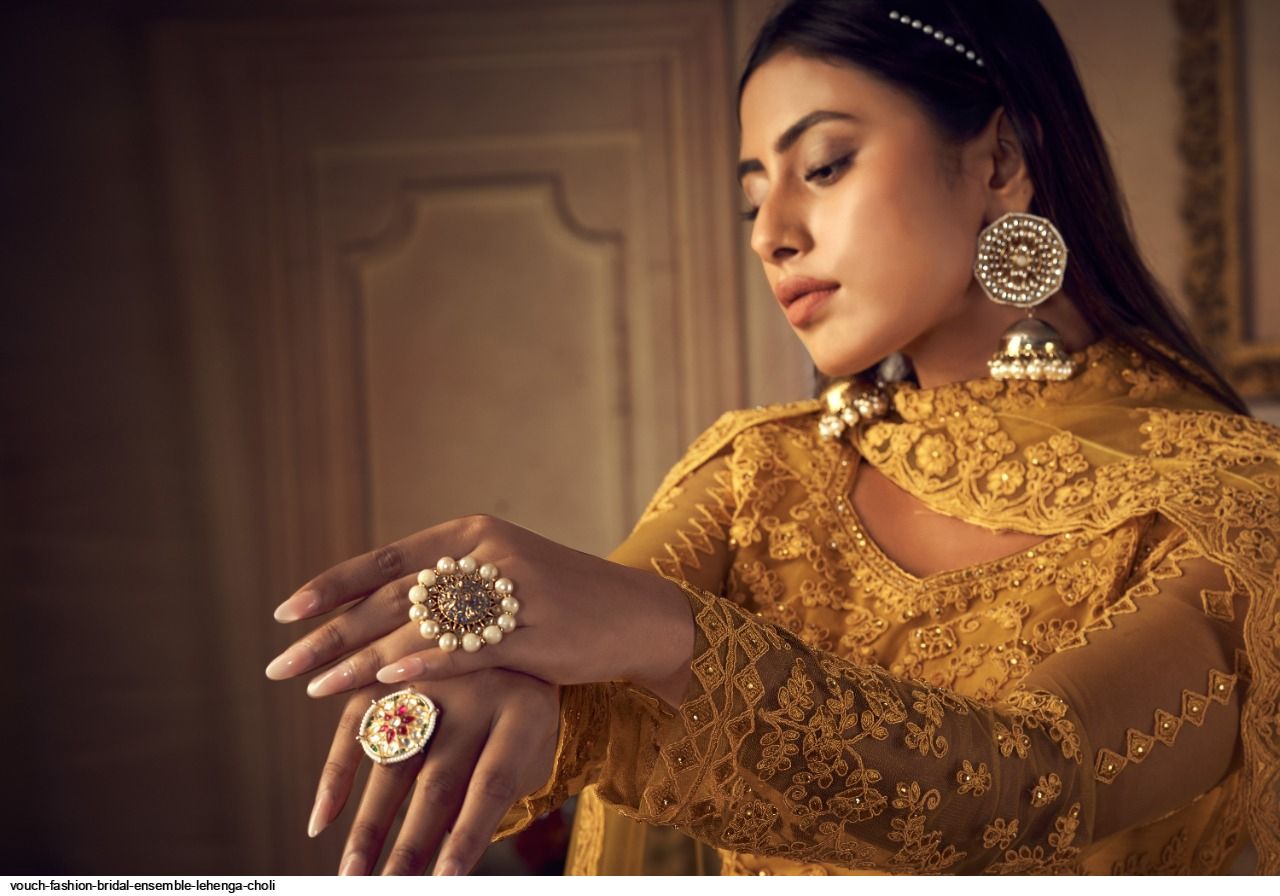 VOUCH FASHION BRIDAL ENSEMBLE LEHENGA CHOLI