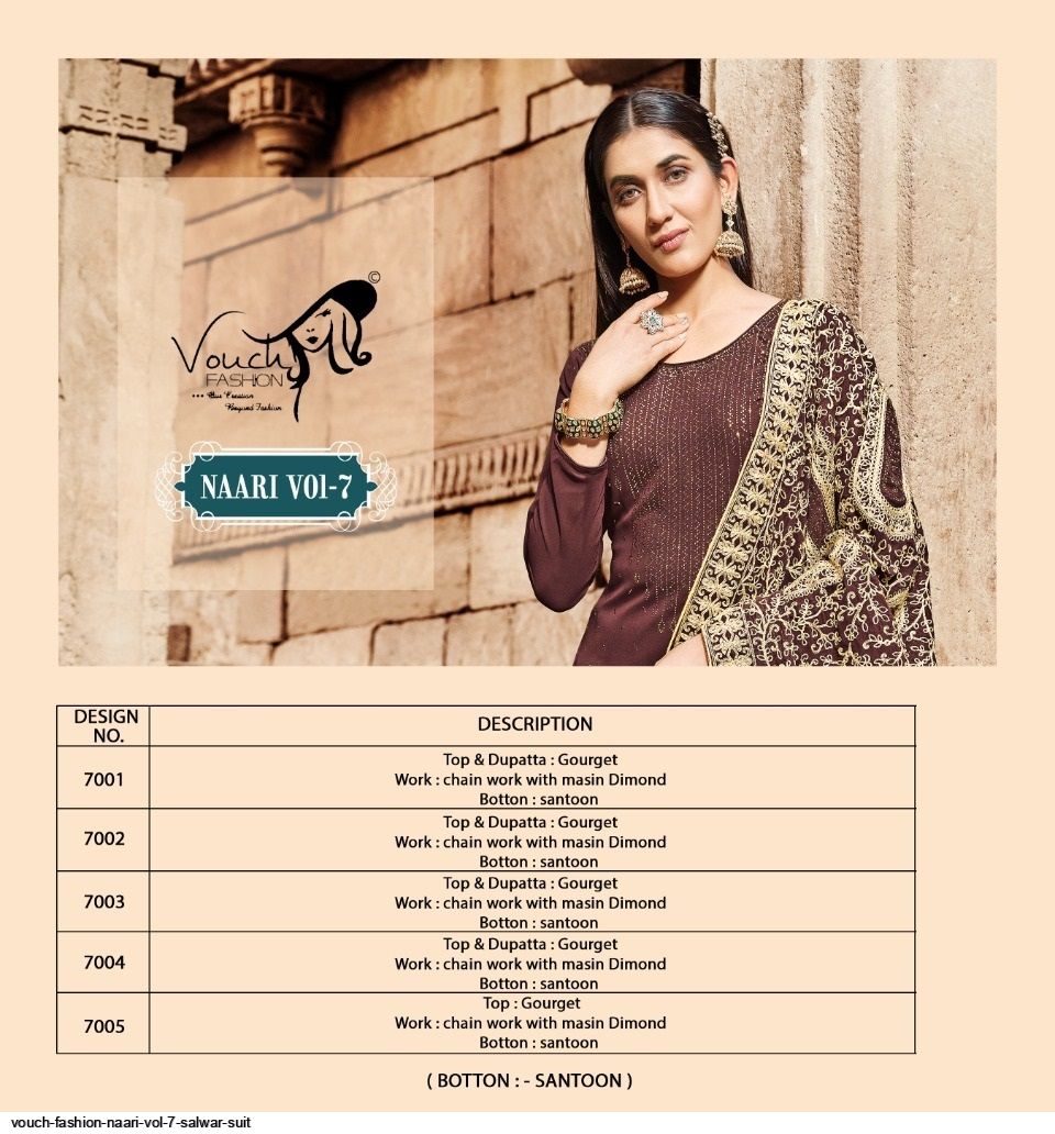 VOUCH FASHION NAARI VOL 7 SALWAR SUIT