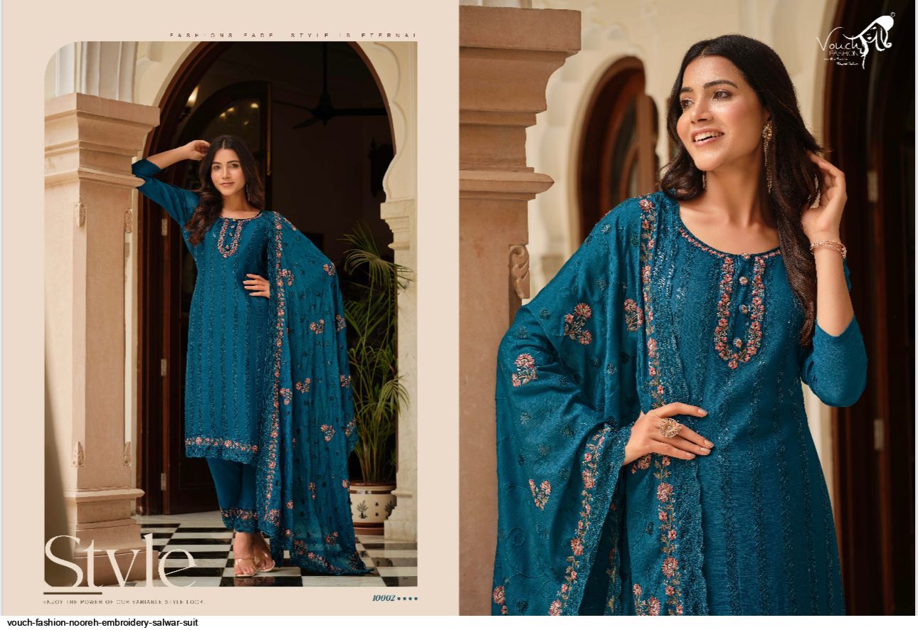 VOUCH FASHION NOOREH EMBROIDERY SALWAR SUIT