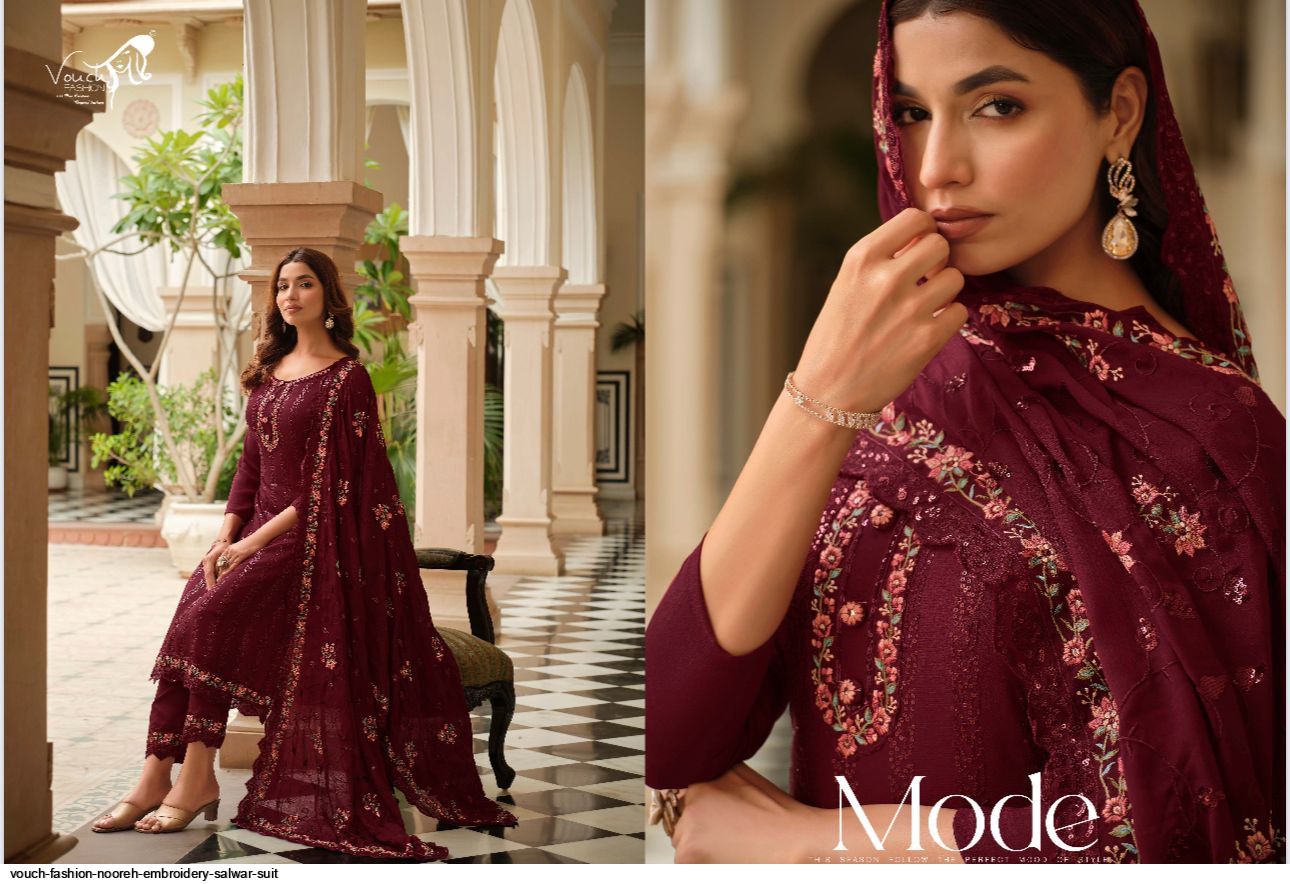 VOUCH FASHION NOOREH EMBROIDERY SALWAR SUIT
