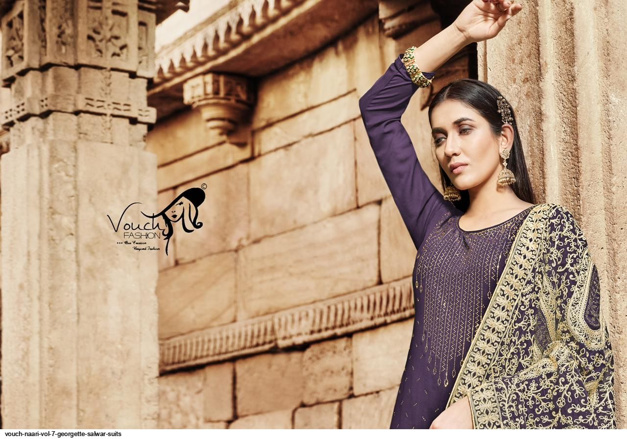 Vouch NAARI VOL 7 GEORGETTE SALWAR SUITS