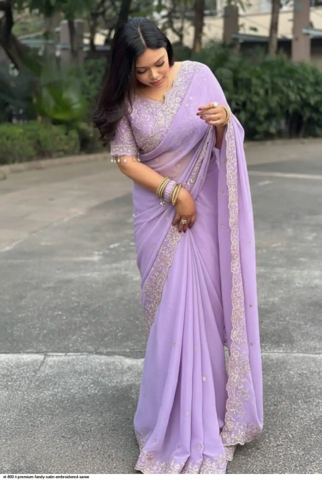 Musafir Fandy Satin Saree Wholesale | VT-800 T