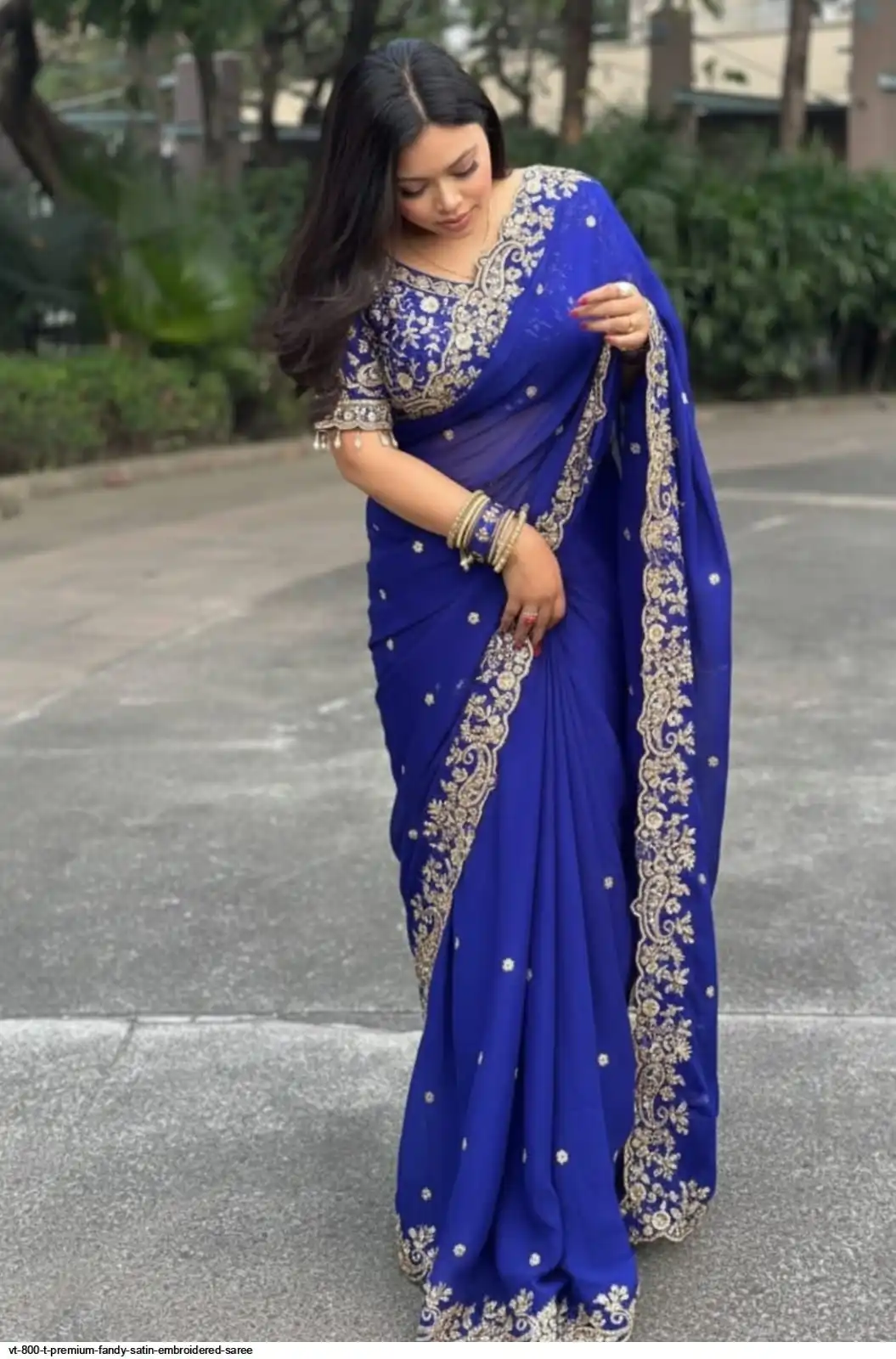 Musafir Fandy Satin Saree Wholesale | VT-800 T