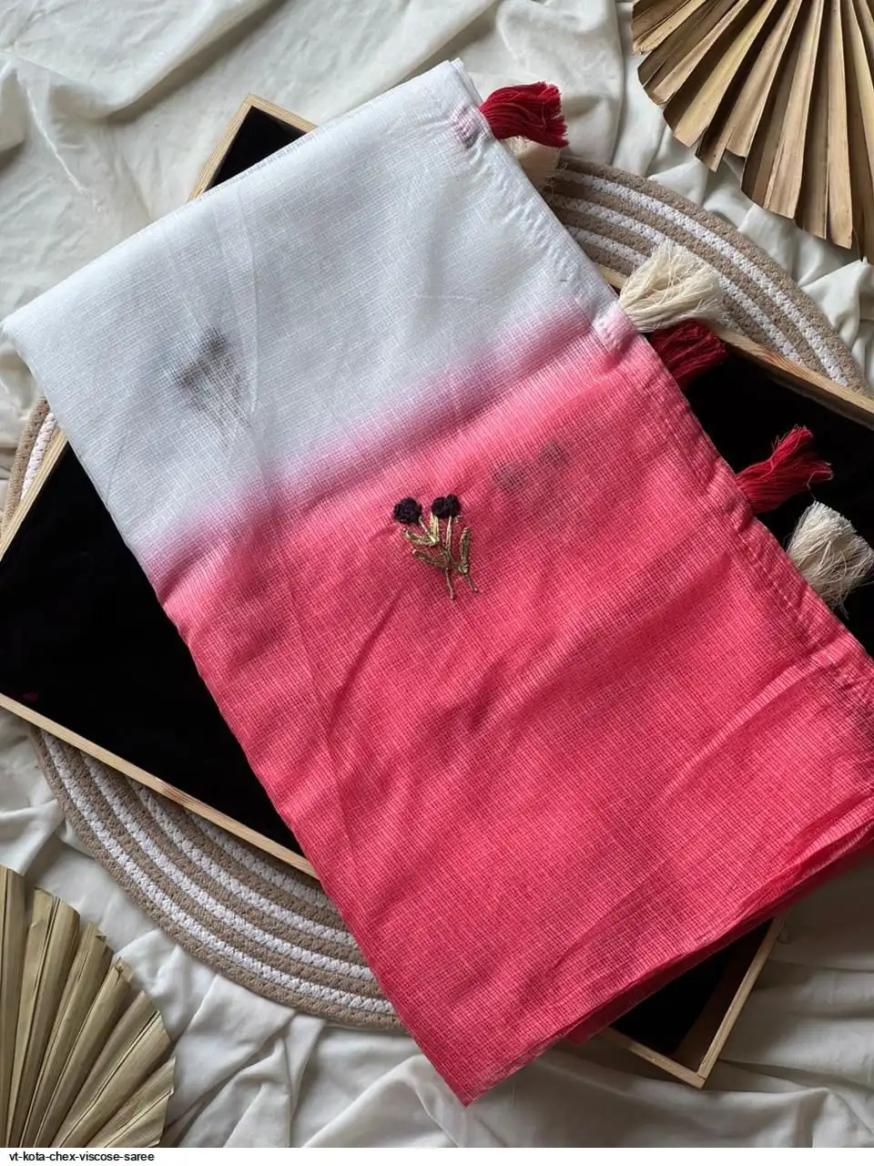 VT Kota Chex Viscose Saree