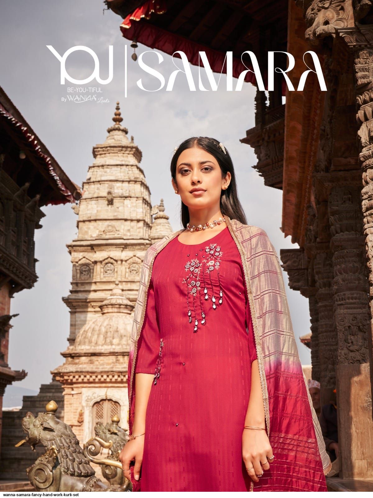 Wanna Samara Fancy Hand Work KURTI SET