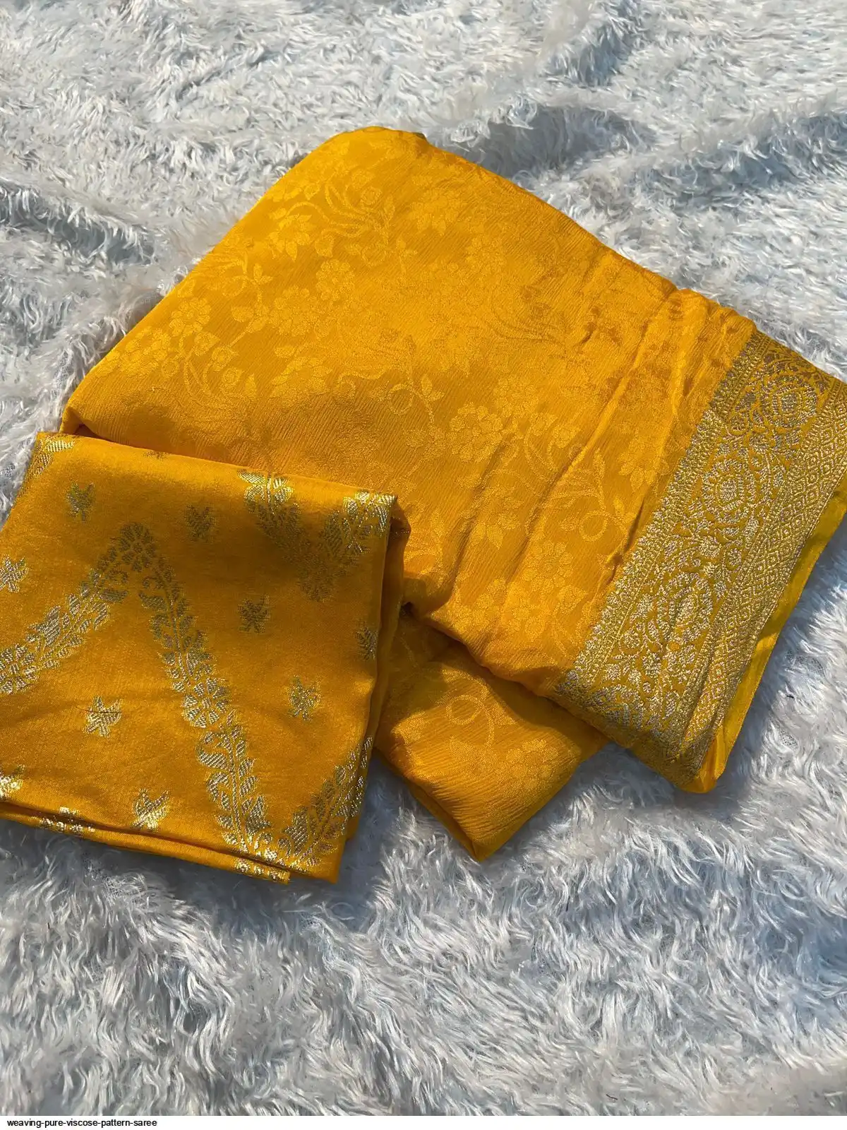 Weaving PURE Viscose Pattern Saree