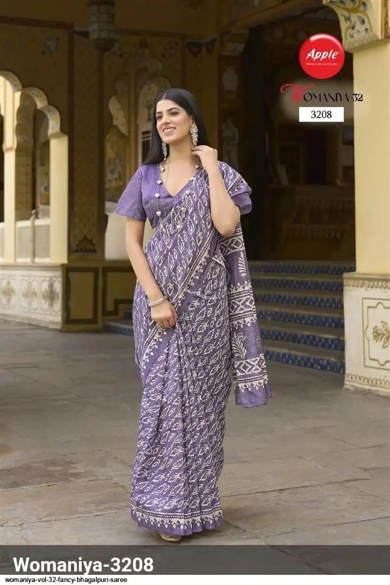 Womaniya VOL 32 FANCY Bhagalpuri SAREE