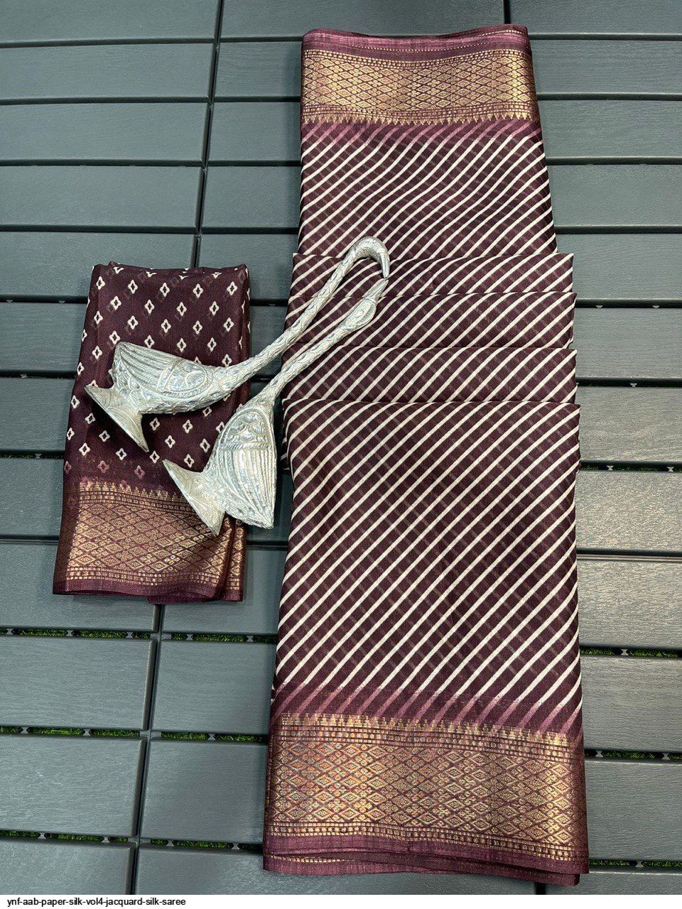 YNF AAB Paper Silk VOL4 Jacquard Silk Saree