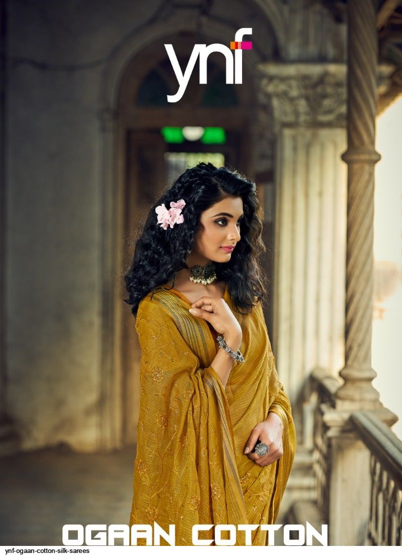 YNF OGAAN COTTON SILK SAREES
