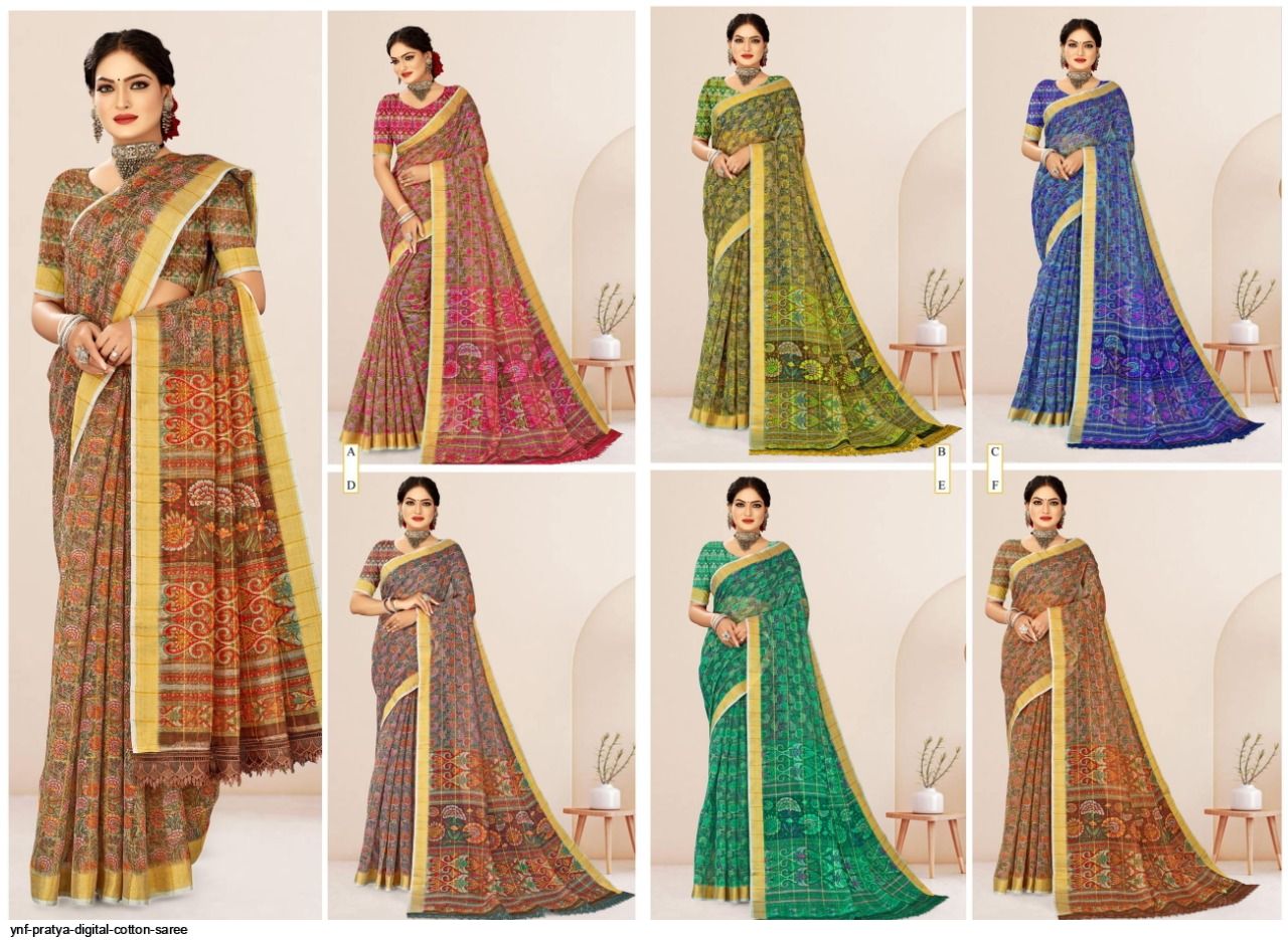 YNF PRATYA DIGITAL COTTON SAREE