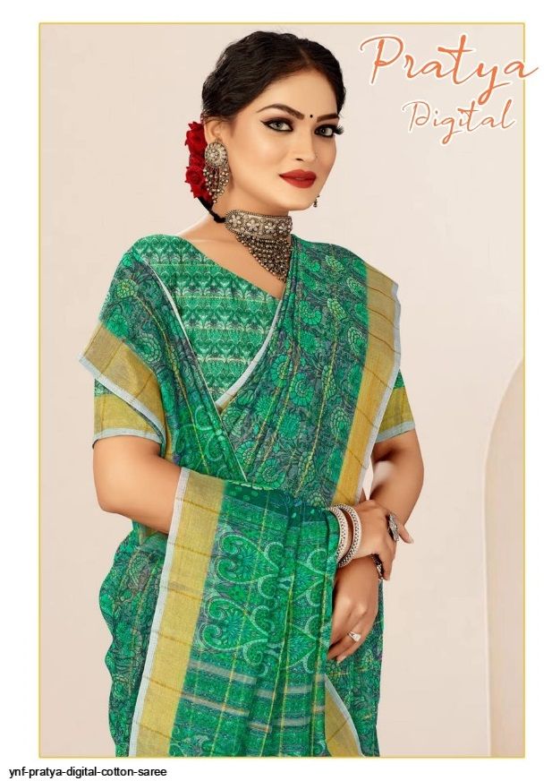 YNF PRATYA DIGITAL COTTON SAREE