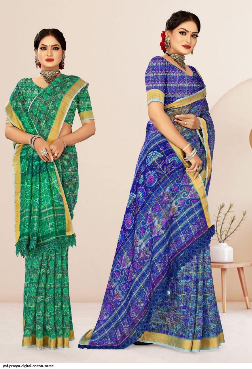 YNF PRATYA DIGITAL COTTON SAREE
