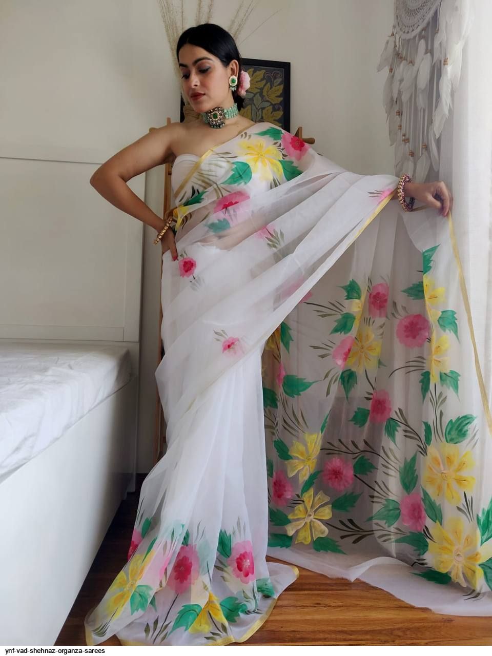 YNF VAD SHEHNAZ ORGANZA SAREES