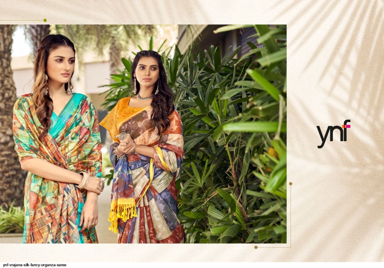 YNF VRAJANA SILK FANCY ORGANZA SAREE