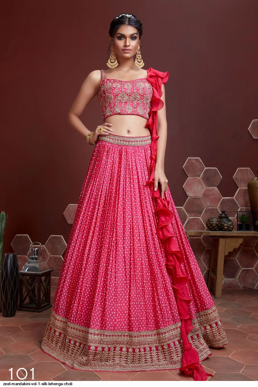 ZEEL MANDAKINI VOL 1 silk lehenga choli