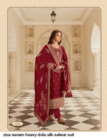 ZISA SANAM HEAVY DOLA SILK SALWAR SUIT