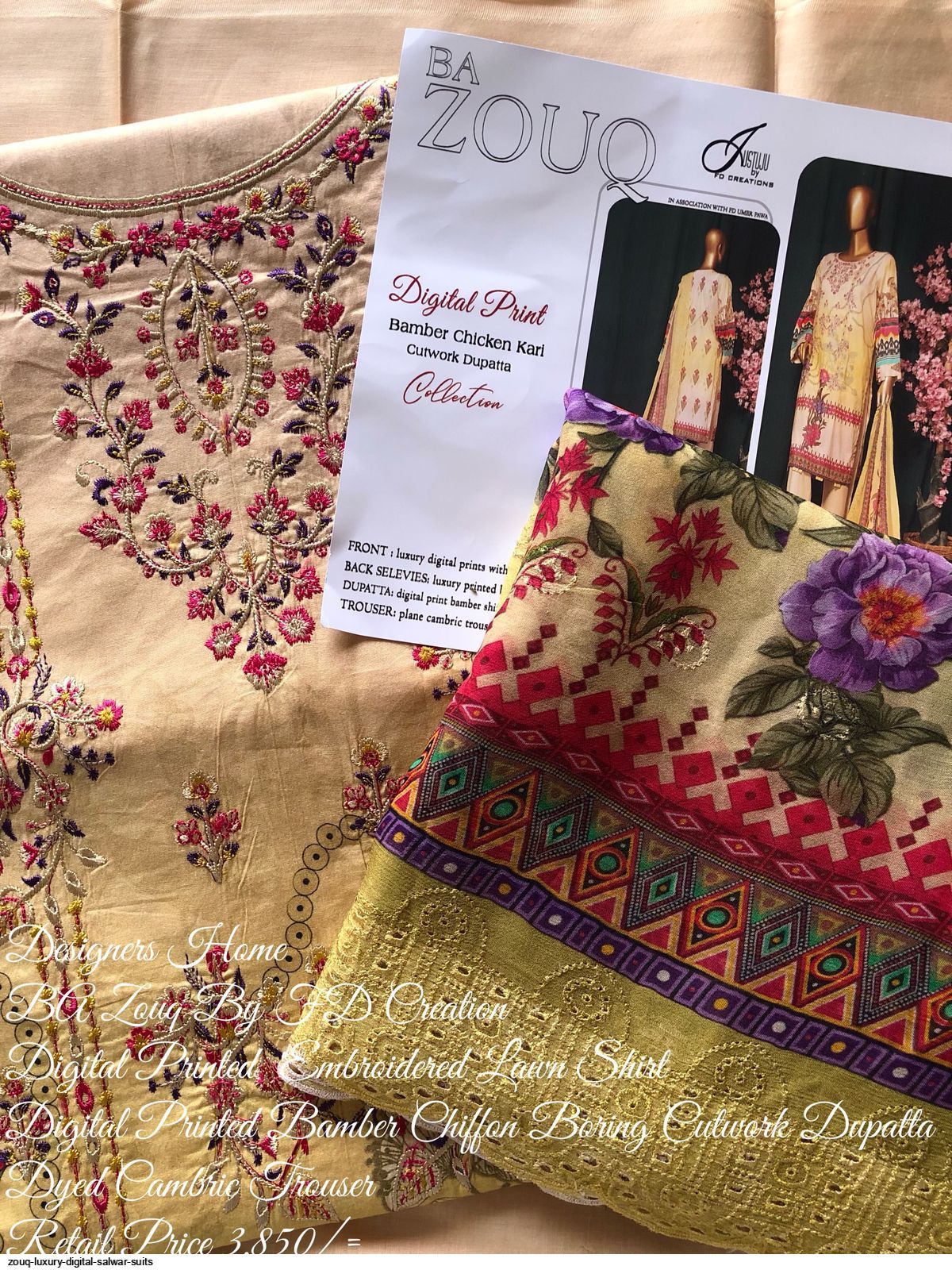 ZOUQ Luxury Digital SALWAR SUITS